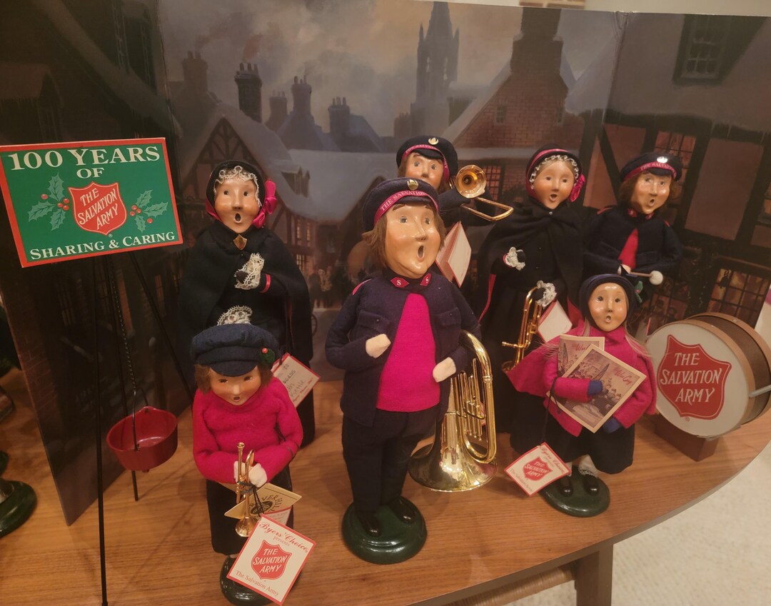 Set of Byers' Choice LTD. the Carolers the Salvation Army - Etsy