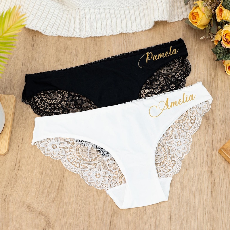Monogrammed Panties Etsy