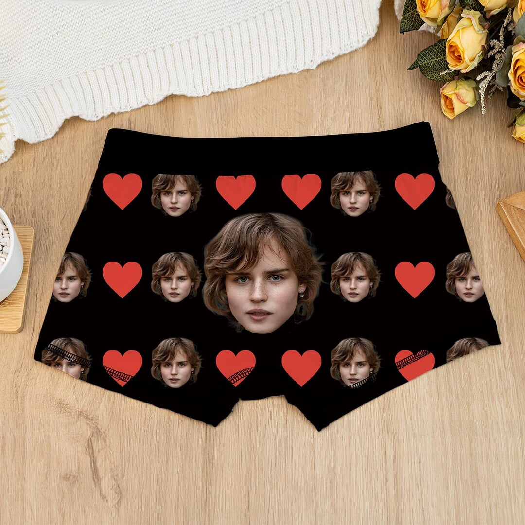 Custom Man Boxer,personalized Photo Boxer From Girlfriend,customized ...