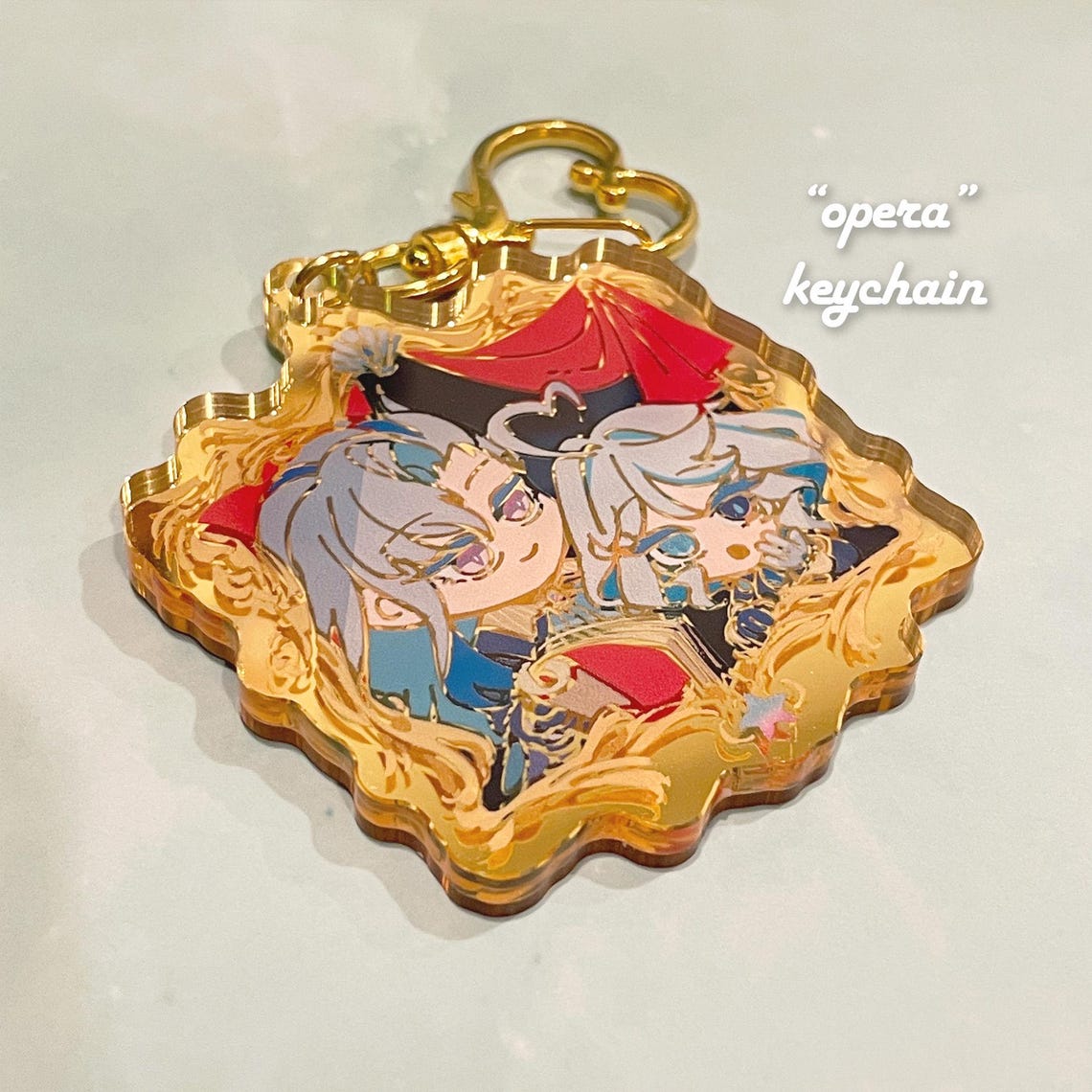 Genshin Furina Neuvillette Keychain Neuvifuri Standee **LAST CHANCE ...