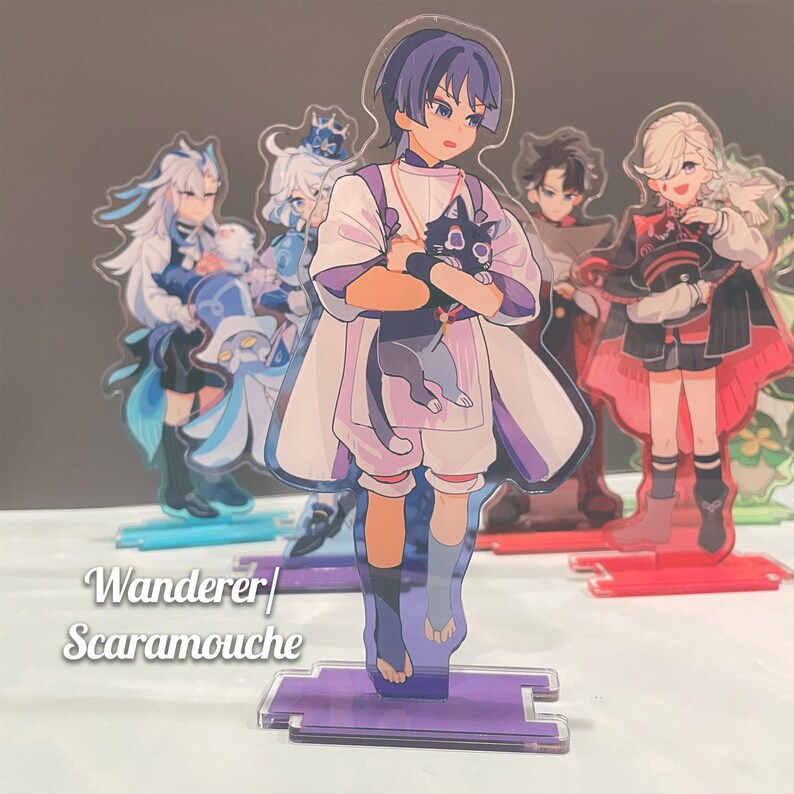 Genshin Standee Fontaine Sumeru Characters - Etsy