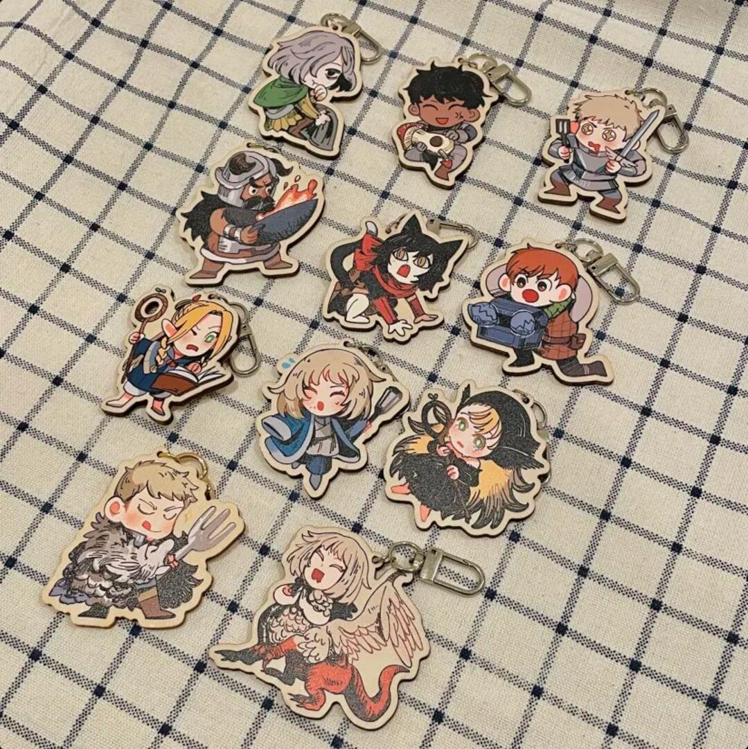Dungeon Meshi Wooden Keychain **LAST CHANCE** - Etsy