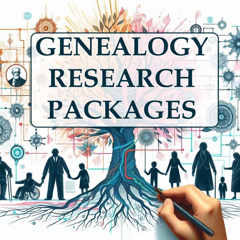 Genealogy Research Packages - Etsy
