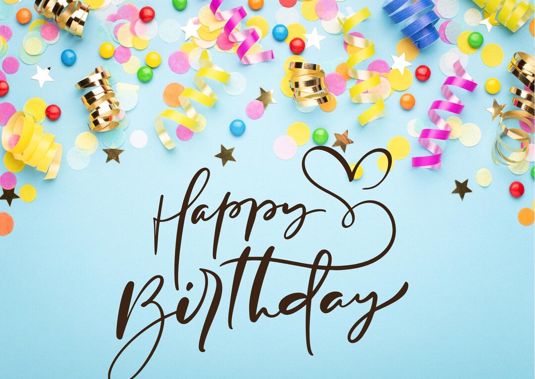 Printable Birthday Card, Online Birthday Card, Ready to Print Card ...