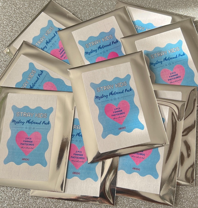 Stray Kids Fanmade Mystery Photocard Pack - Etsy