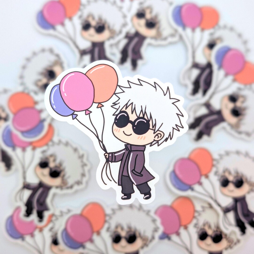 Gojo JJK Vinyl Sticker | Waterproof Matte Laminated Finish | Anime Fan ...