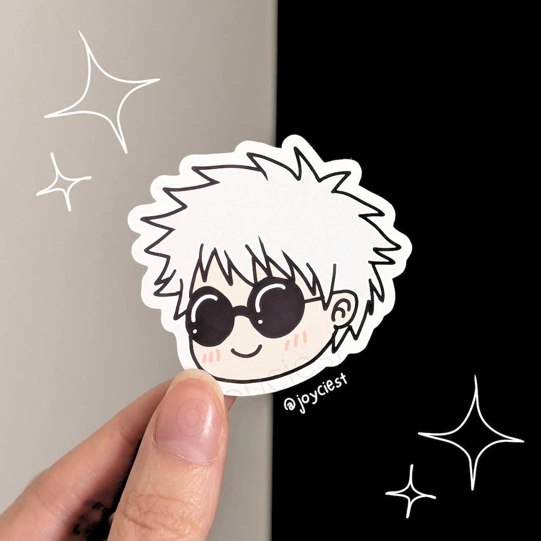 JJK Goj0 Sat0ru Anime Vinyl Sticker Cute Die Cut, Matte or Glossy ...