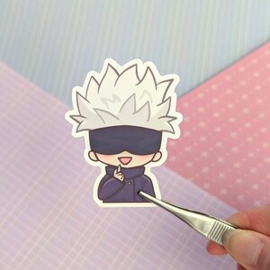 Gojo JJK Waterproof Vinyl Sticker | Cute Chibi Domain Expansion | Matte ...