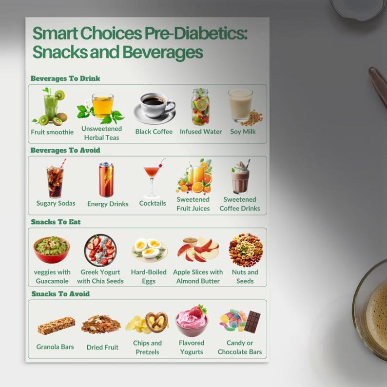 Pre Diabetic Meal Plan, Pre Diabetic Food List, Prediabetes Snacks ...