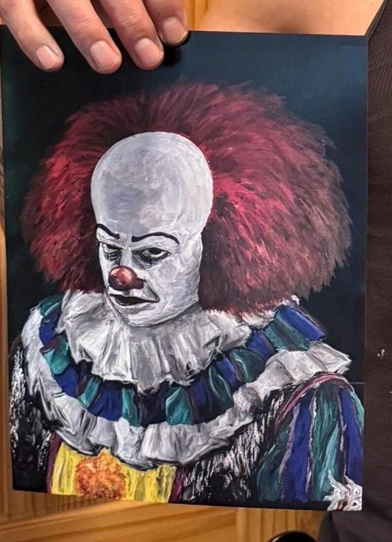 Pennywise the Clown From IT - Art Print of Original Oil Painting ...