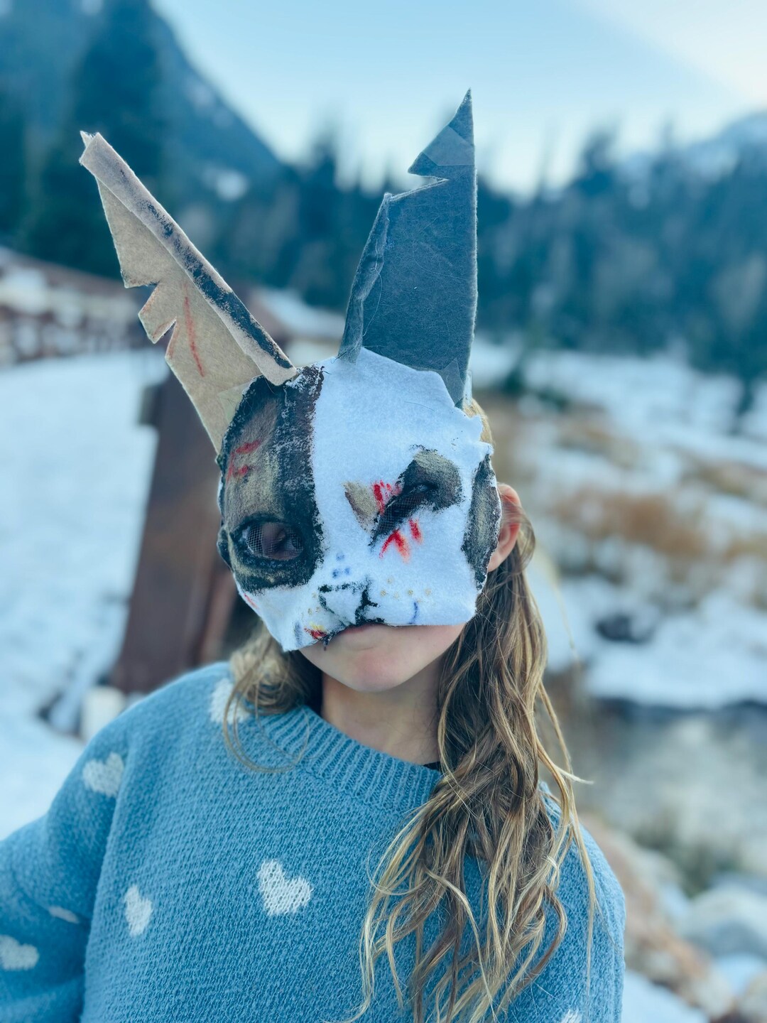 Cute Cat Mask - Etsy