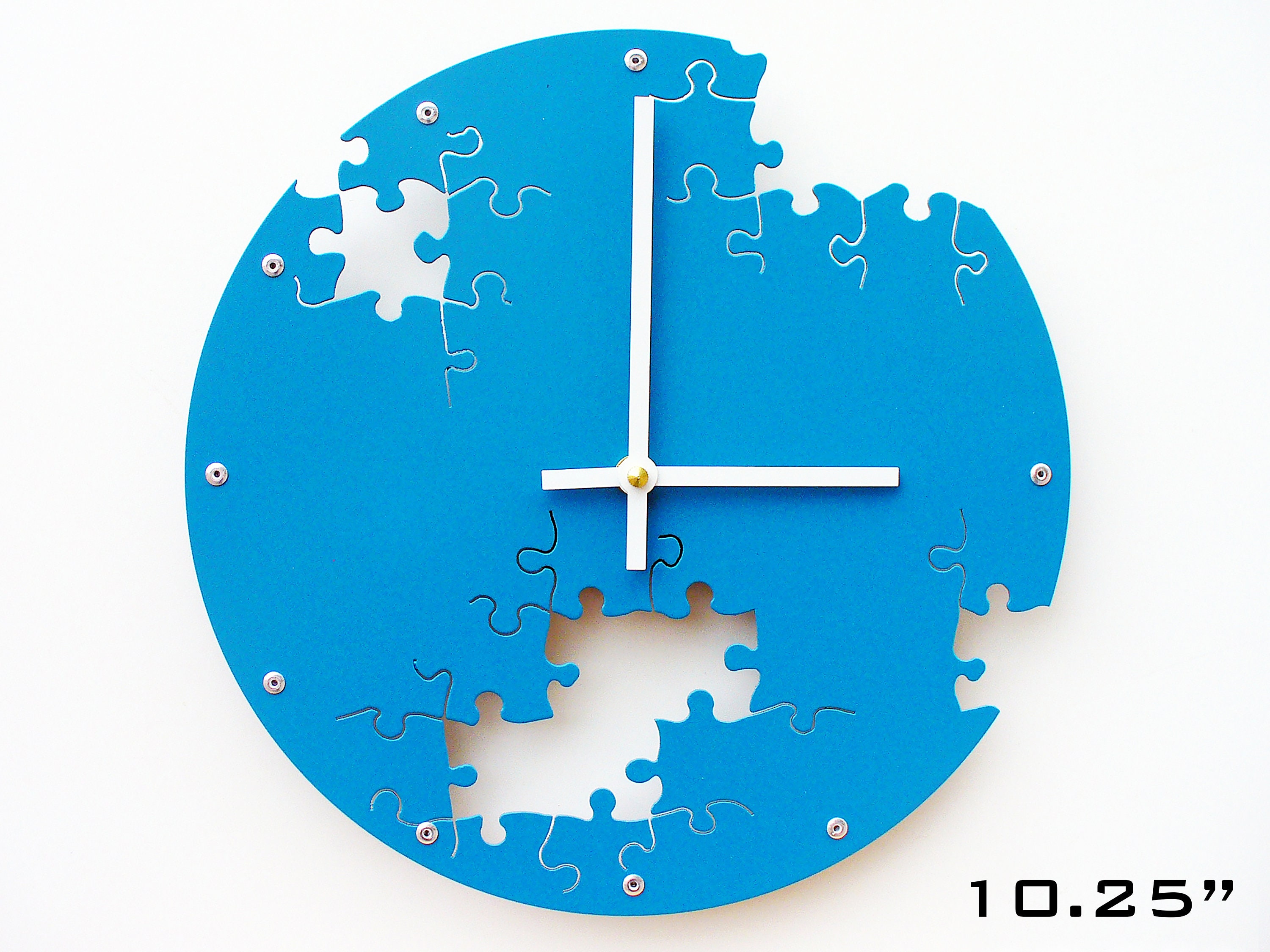 Puzzle Wall Clock IV / Escape Room Prop / Industrial Metal Art | Etsy