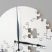Puzzle V Round Wall Clock / Industrial Modern Metal Wall Art / Original ...
