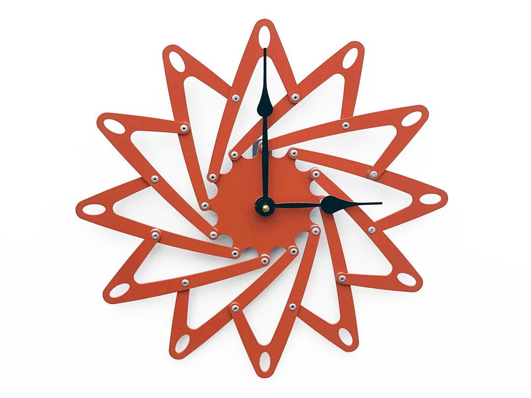 Pinwheel I Unique Wall Clock / Steampunk Metal Art / Modern - Etsy