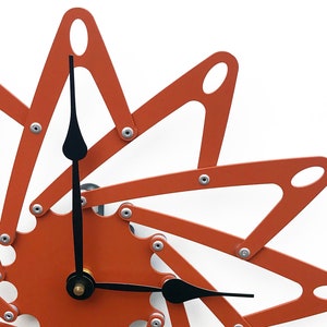 Pinwheel I Unique Wall Clock / Steampunk Metal Art / Modern - Etsy