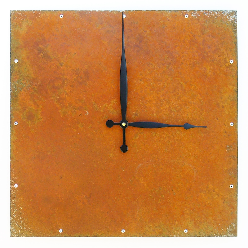 Square Wall Clock - Etsy