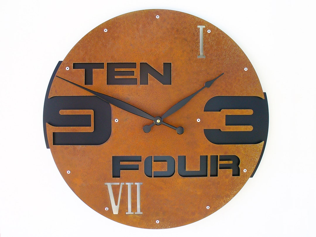 Outnumbered II Wall Clock / Unique Home Decor / Industrial Modern ...