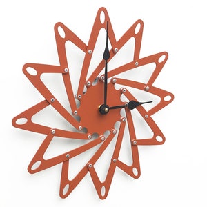 Pinwheel I Unique Wall Clock / Steampunk Metal Art / Modern - Etsy