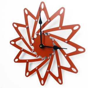 Pinwheel I Unique Wall Clock / Steampunk Metal Art / Modern - Etsy
