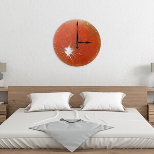 Extra Large Wall Clock Unique Rustic / Giant Metal Big | Etsy