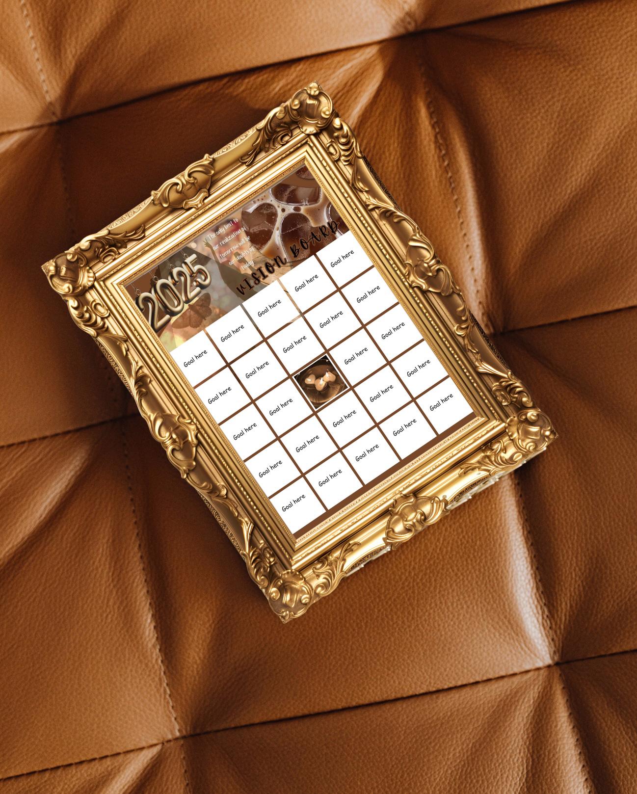 Personalized Bingo Goal Tracker | Custom Vision Board Template for ...