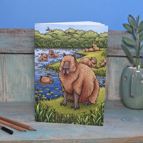 Capybara Notebook - Etsy UK