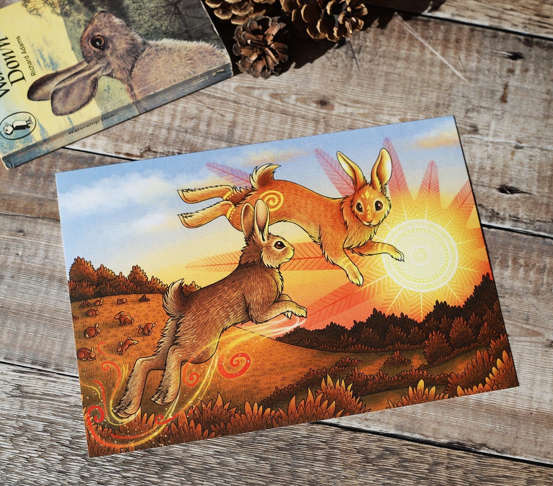 A Powerful Leap Illustration A4 Print - Etsy