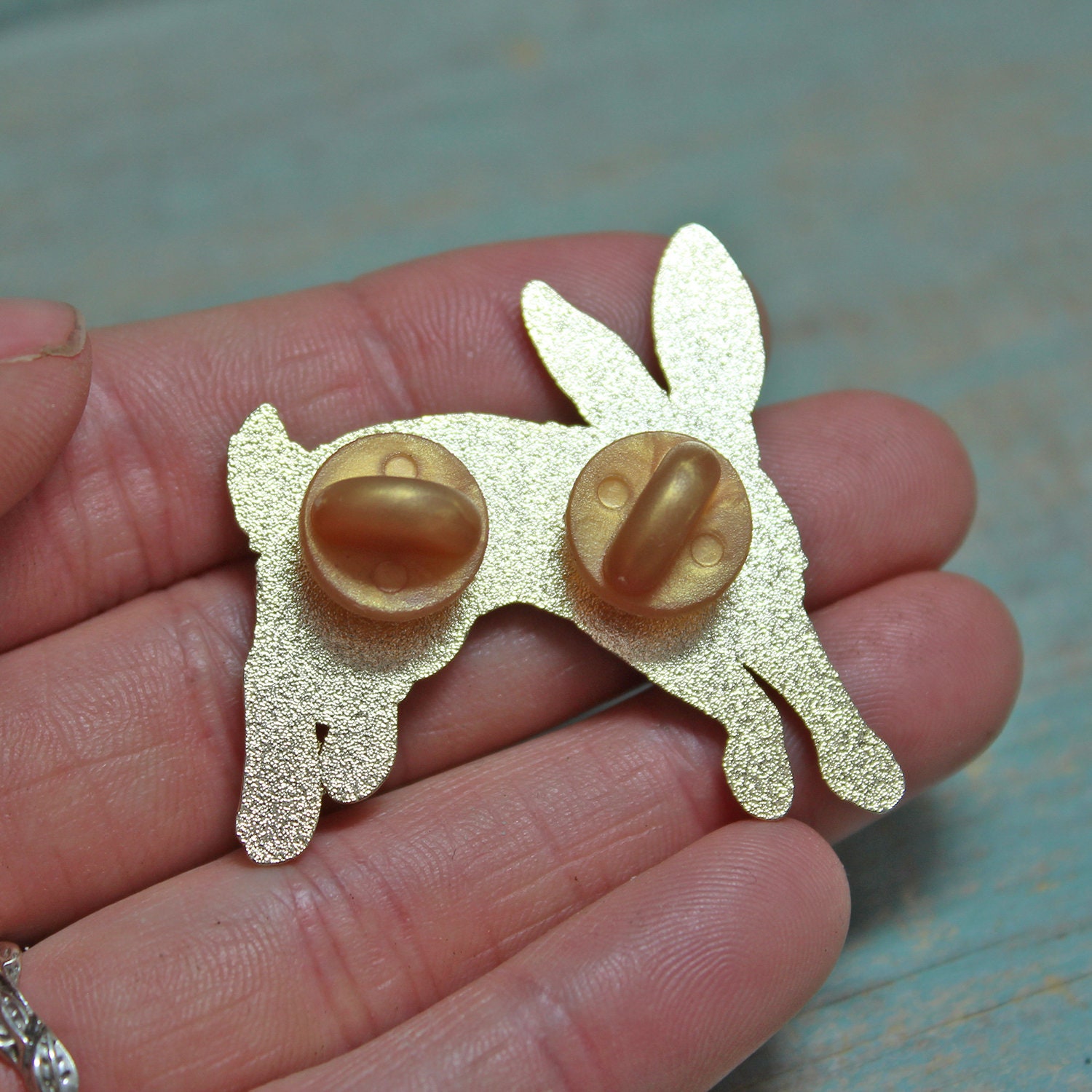 The Black Rabbit & El-ahrairah Hard Enamel Pin Set | Etsy