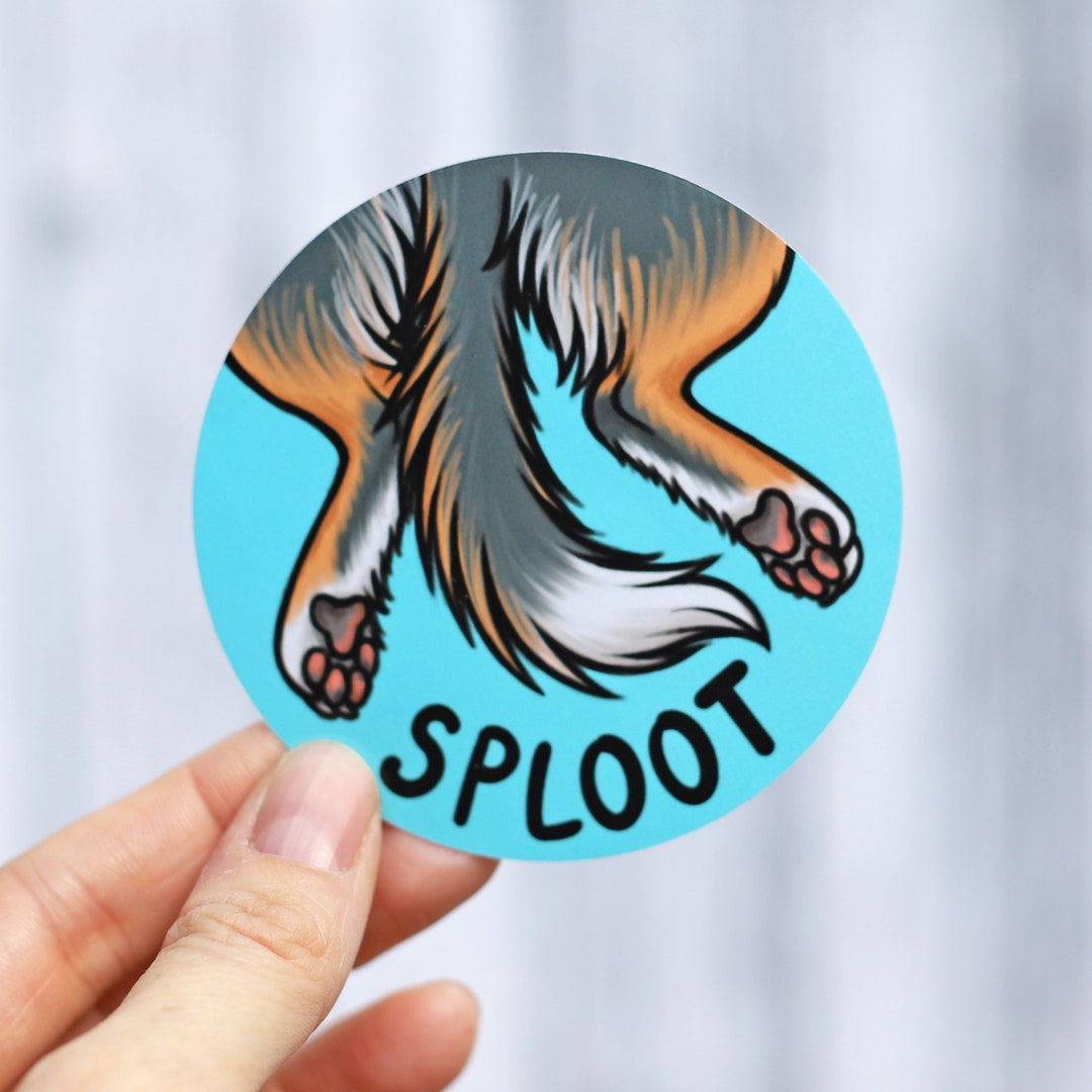 Sploot Vinyl Sticker - Etsy