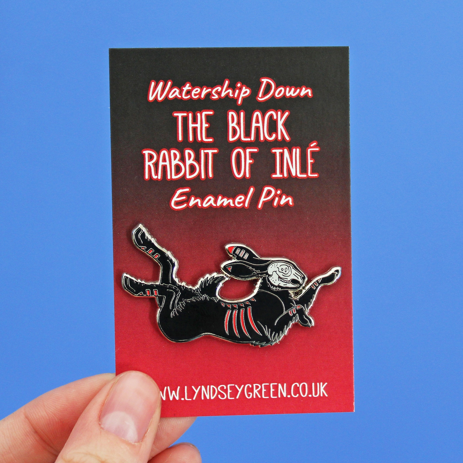 The Black Rabbit of Inlé Hard Enamel Pin Badge - Etsy