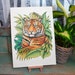 Sumatran Tiger Illustration A4 Print | Etsy