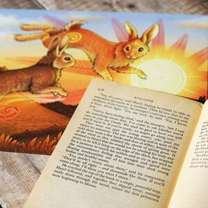 A Powerful Leap Illustration A4 Print - Etsy