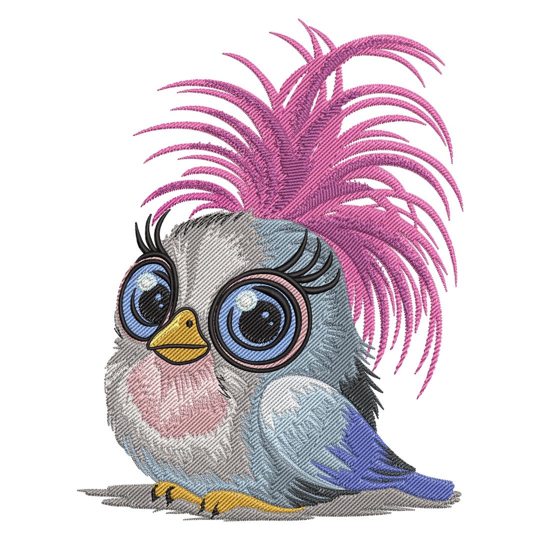 Crazy Chicken Embroidery Design, Whimsical Funny Chicken Machine ...