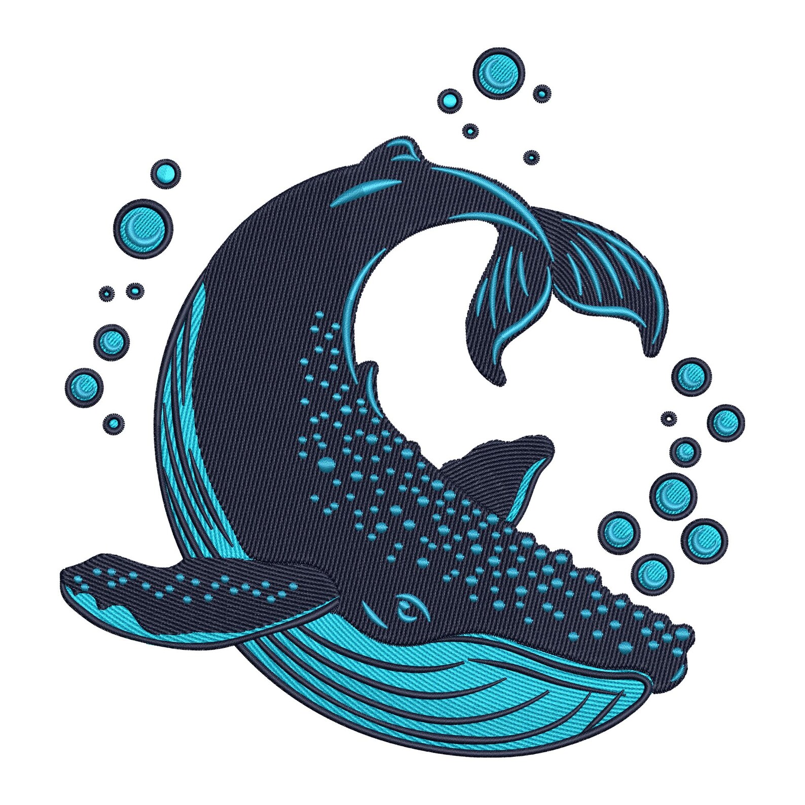 Graceful Whale Embroidery Design, Monogram Whale Girl Embroidery, Whale ...