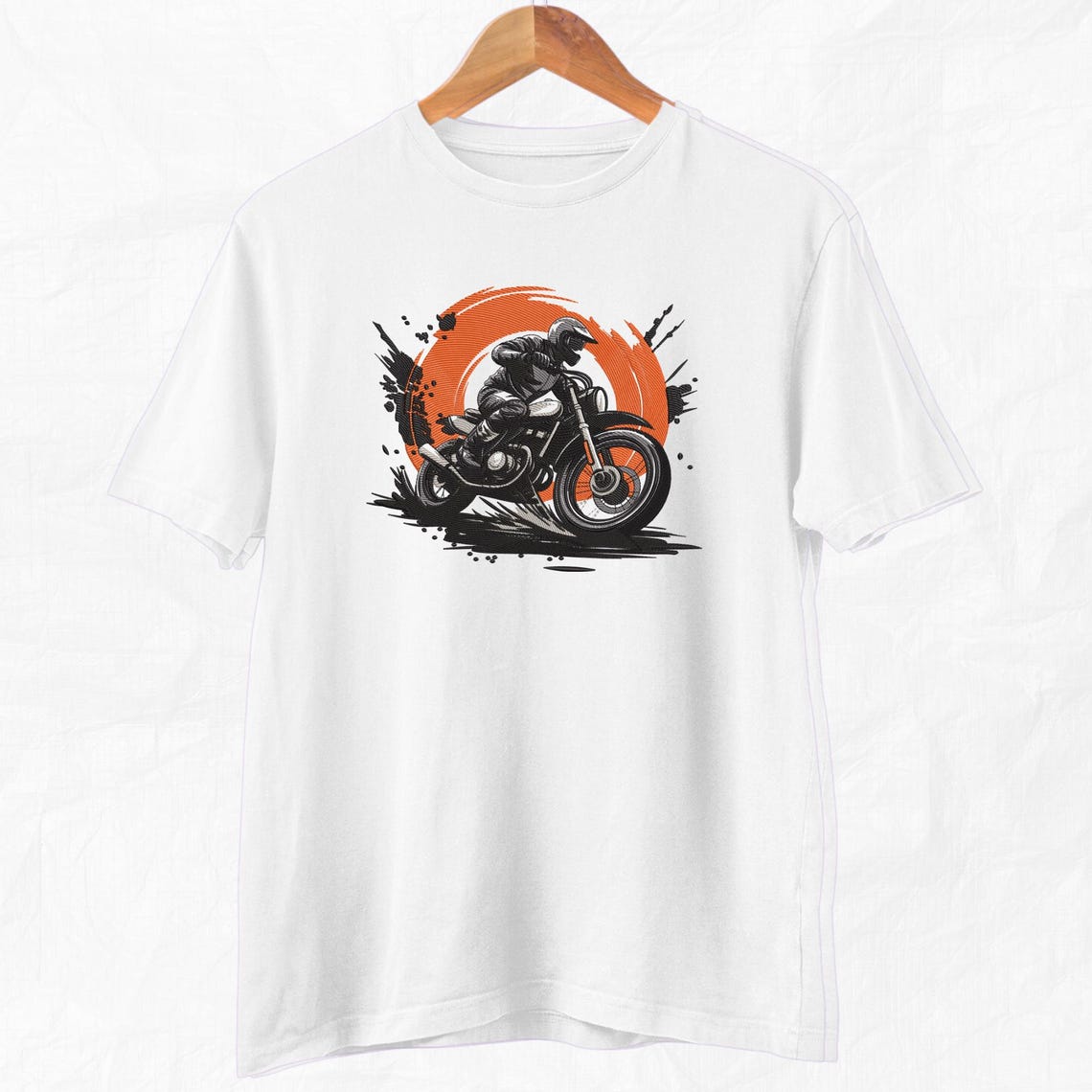 Extreme Moto Ride Embroidery Design, Motorcycle Machine Embroidery File ...