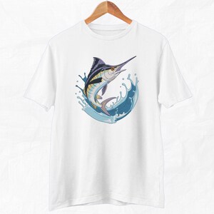 Swordfish Embroidery Design, Broadbill Swordfish Embroidery File ...