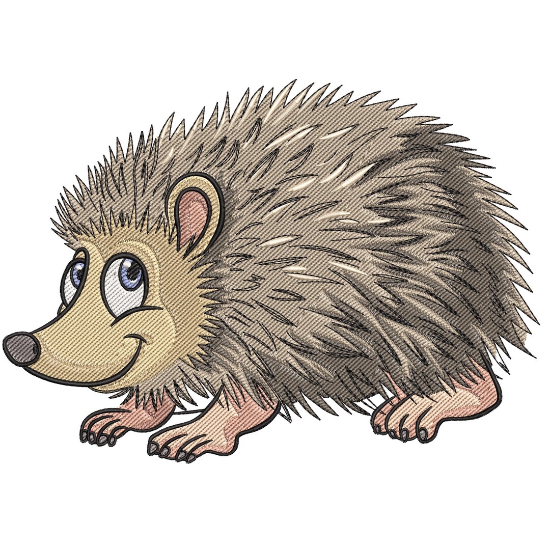Hedgehog Machine Embroidery Design, Cute Hedgehog Design Kids Animal ...