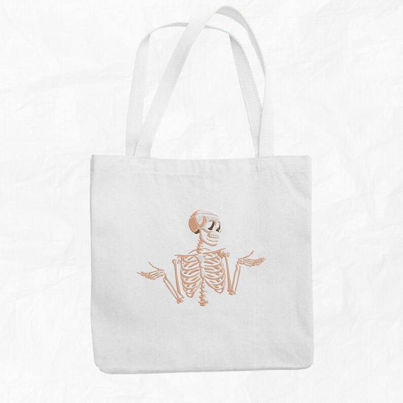 Skeleton With Shrug Embroidery Design, Halloween Witches Machine ...