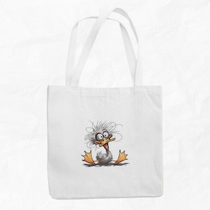 Wacky Duck Splash Embroidery Design, Funny Frazzled Duck Machine ...