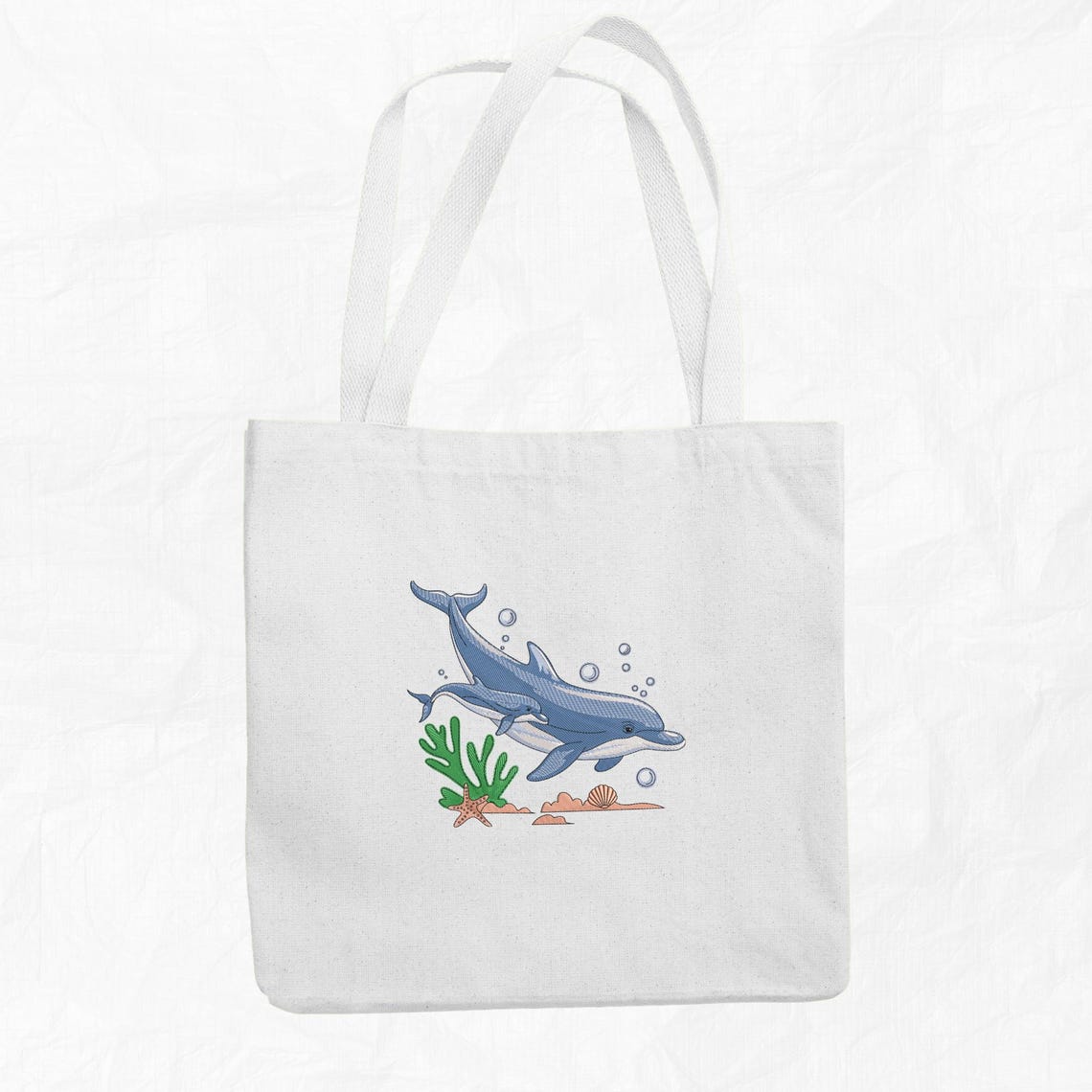 Dolphins Swimming Embroidery Design, Dolphin Jumping Ocean Embroidery ...