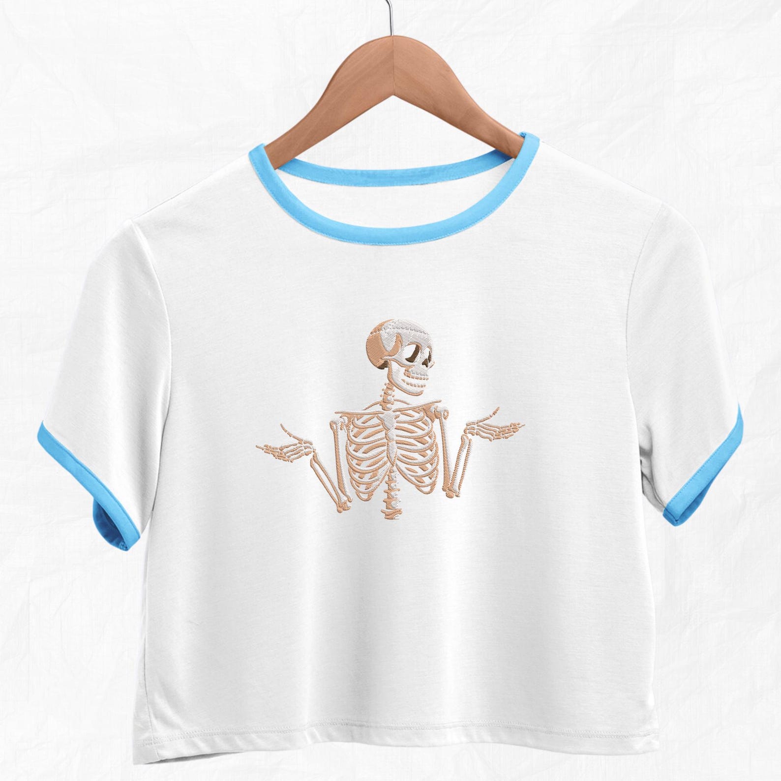 Skeleton With Shrug Embroidery Design, Halloween Witches Machine ...