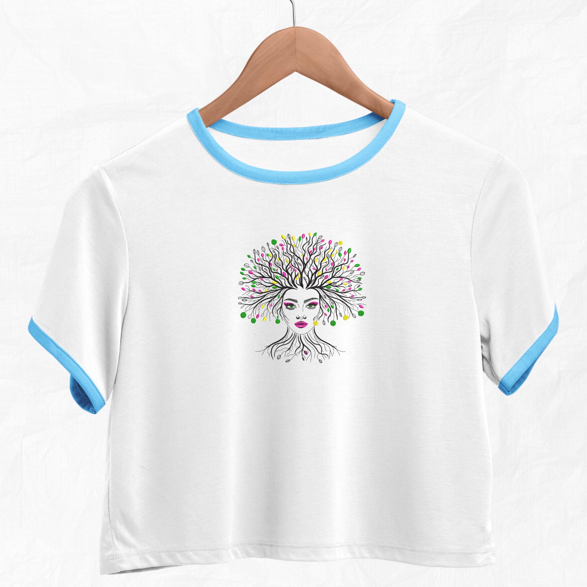 Tree of Life Goddess Embroidery Design, Tree of Life Embroidery Files ...
