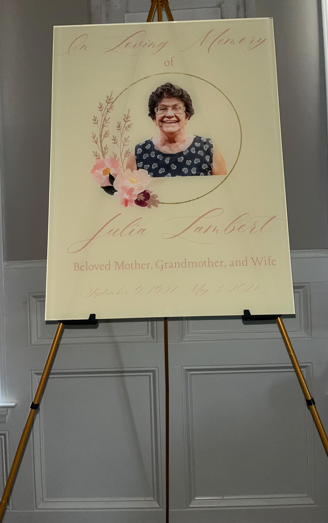 Acrylic Memorial Sign - Etsy