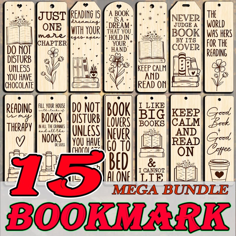 Wood Bookmark Magnets - Etsy