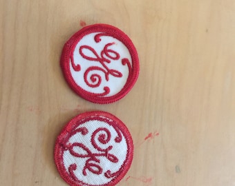 GE Patch ORANGE/BLUE New Old Stock 1970's | Etsy