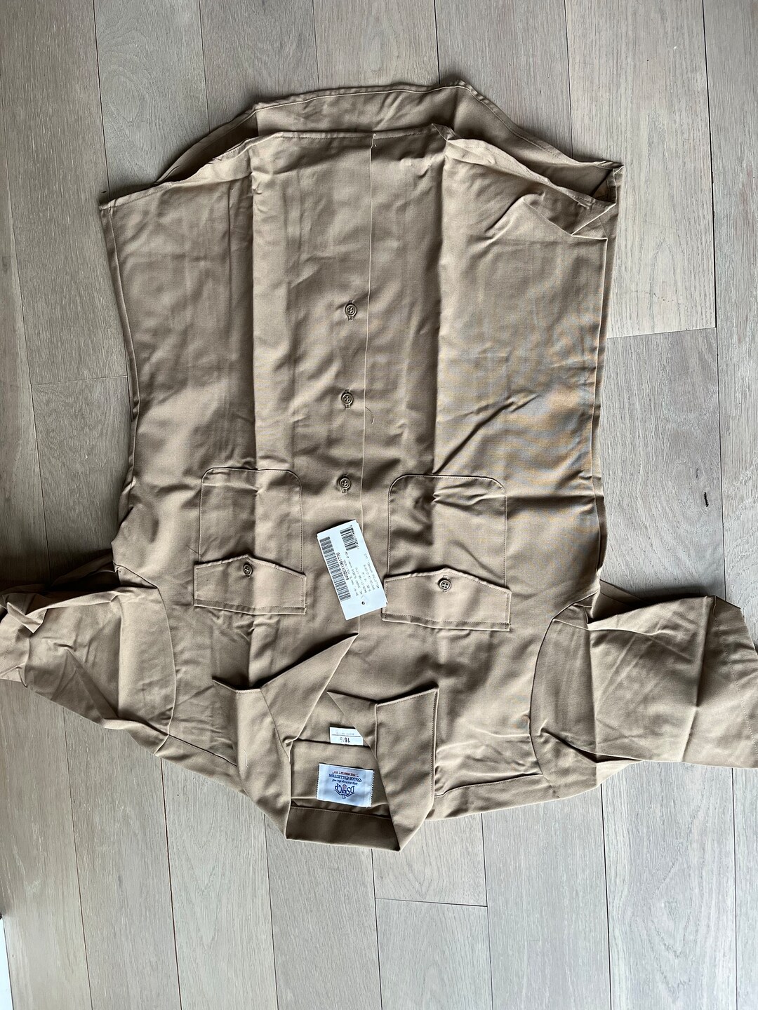 Vintage Khaki Shirt, Made for Us Navy, New Old Stock, Short Sleeve ...