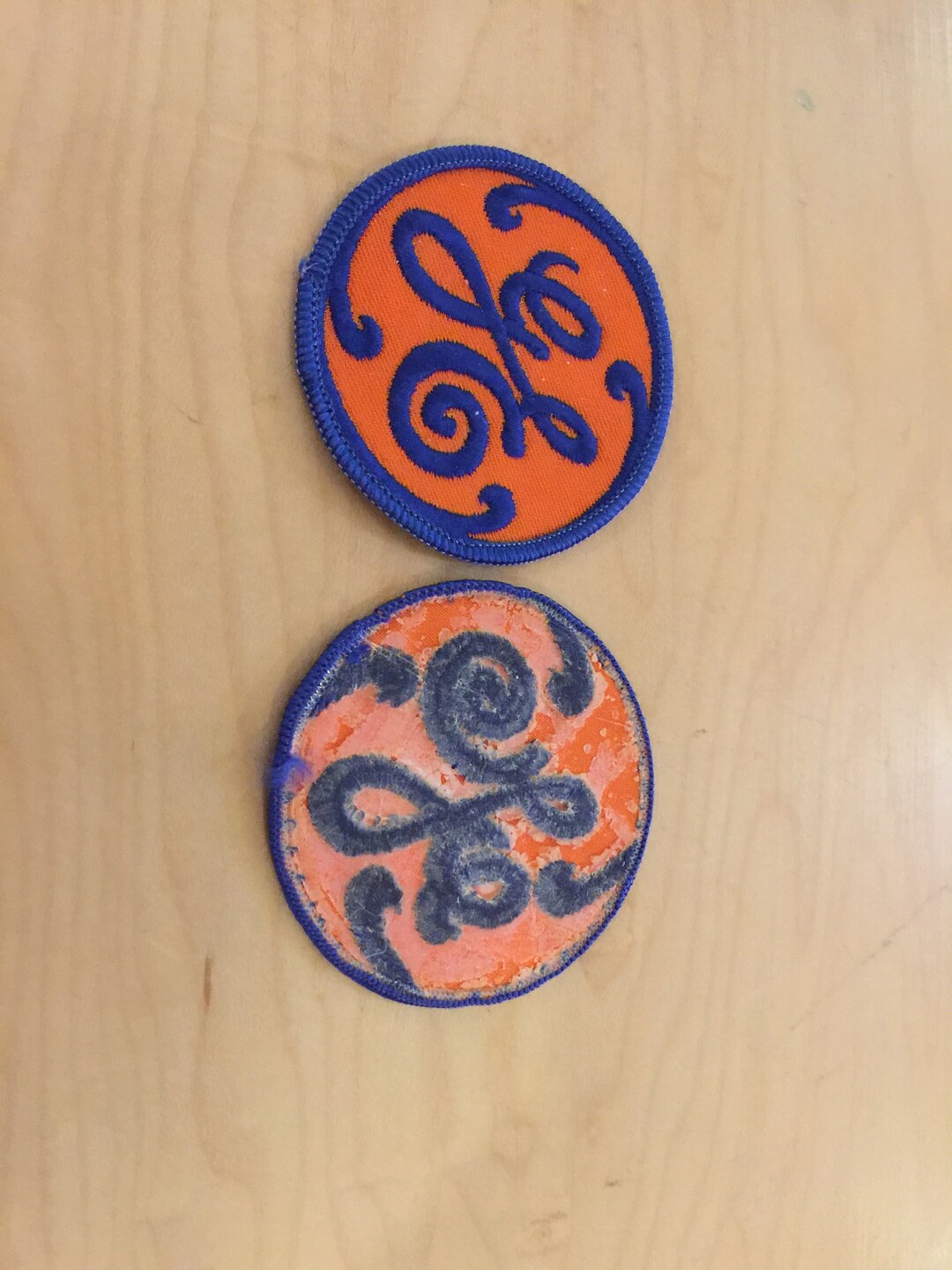 GE Patch, ORANGE/BLUE New Old Stock, 1970's - Etsy
