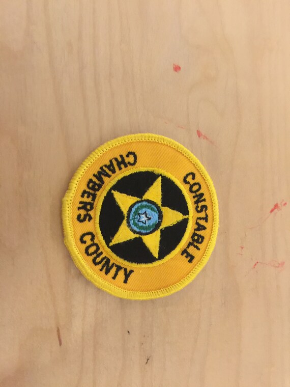 texas police patch, constable, chambers county, new o… - Gem