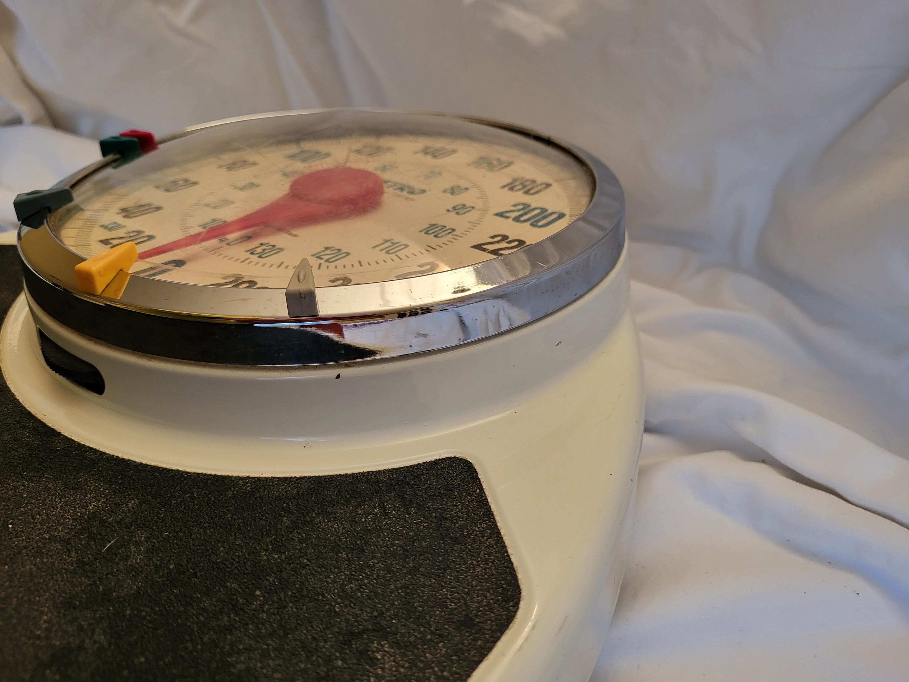 Vintage Metro Analog Bathroom Scale Large Dial Retro Heavy Duty Made in ...