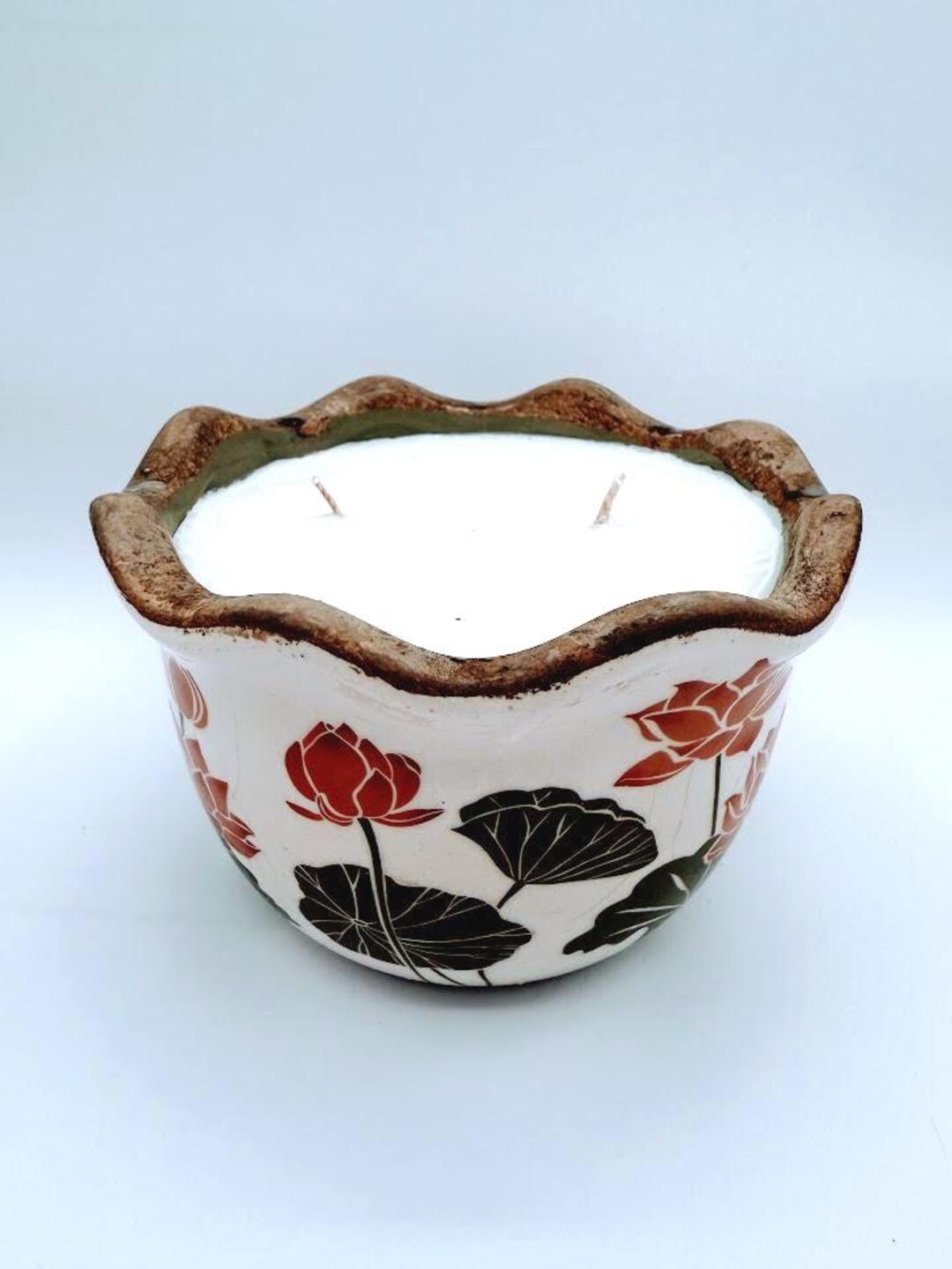 Flower Pot Candle 8oz. - Botanical Garden Scent - Etsy